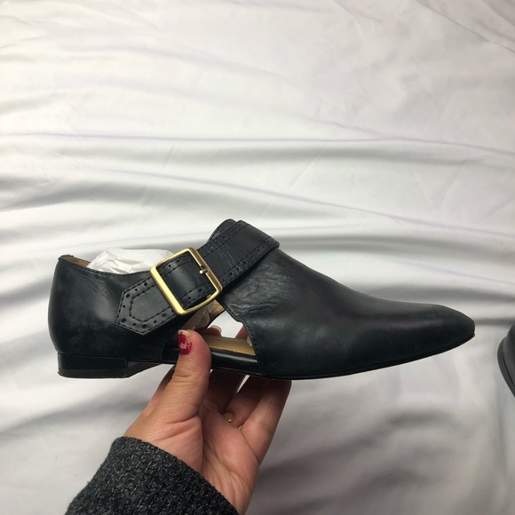 Madison Harding | Shoes | Madison Harding Leather Cutout Mules | Poshmark